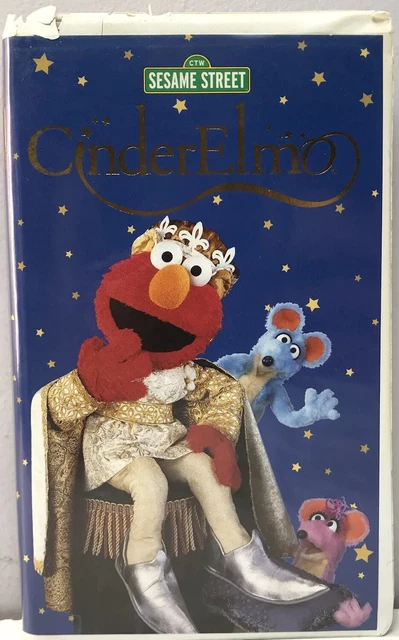 BANDE VHS SESAME Street CinderElmo Elmo World comédie musicale PBS ...