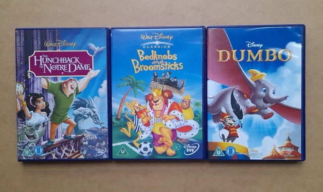 DUMBO / HUNCHBACK Of Notre Dame / Bedknobs & Broomsticks Walt Disney ...