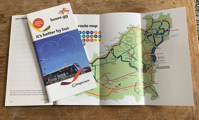 STAGECOACH GUERNSEY: ISLAND bus services timetable booklet 2025 edition ...