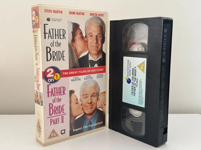FATHER OF THE Bride & Part II - Steven Martin - PAL VHS Video Tape ...