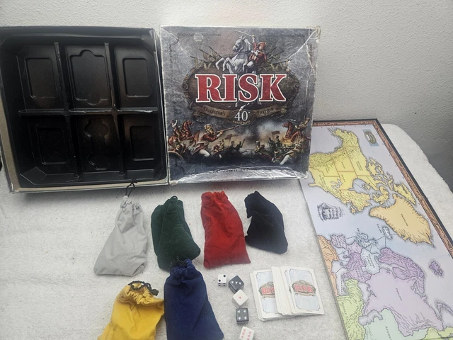 PARKER BROTHERS RISK 40Th Anniversary Edition Metal Playing Pieces Read ...