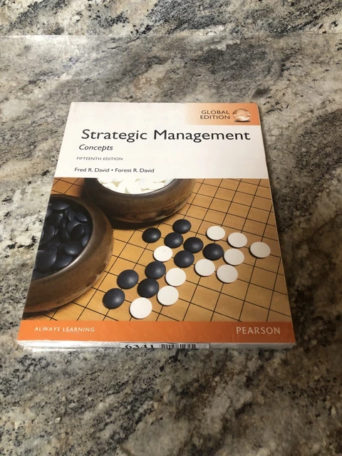 NEW PEARSON STRATEGIC Management Concepts 15th Global Edition $4.98 ...