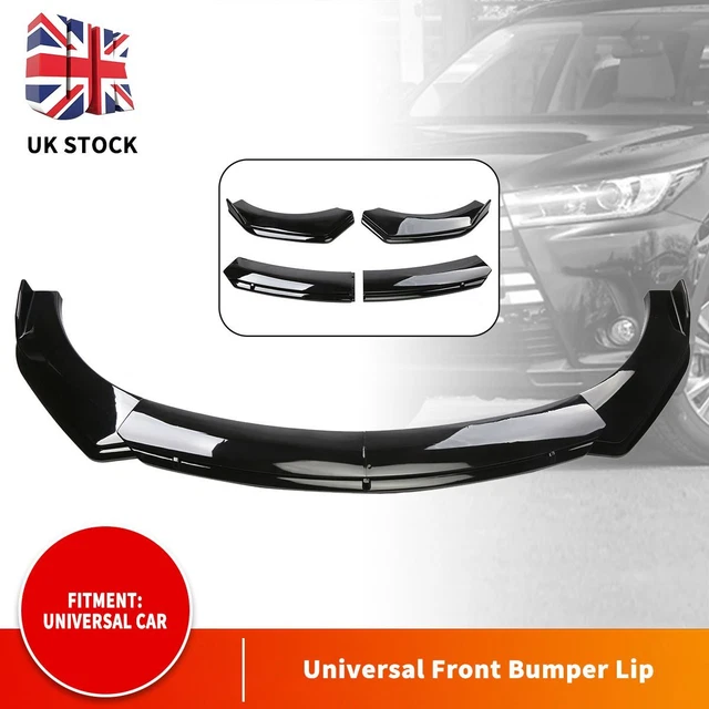 FOR FORD TRANSIT MK6 MK7 MK8 Front Bumper Lip Spoiler Splitter Kit ...