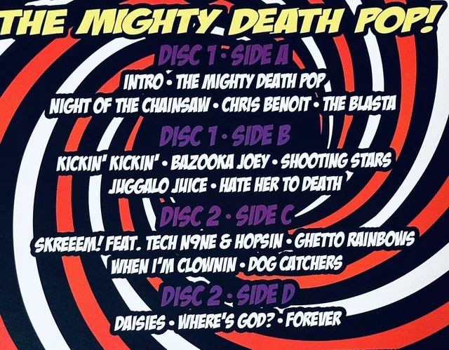 INSANE CLOWN POSSE ""The Mighty Death Pop"" 2 LP/vinile con gatefold ...