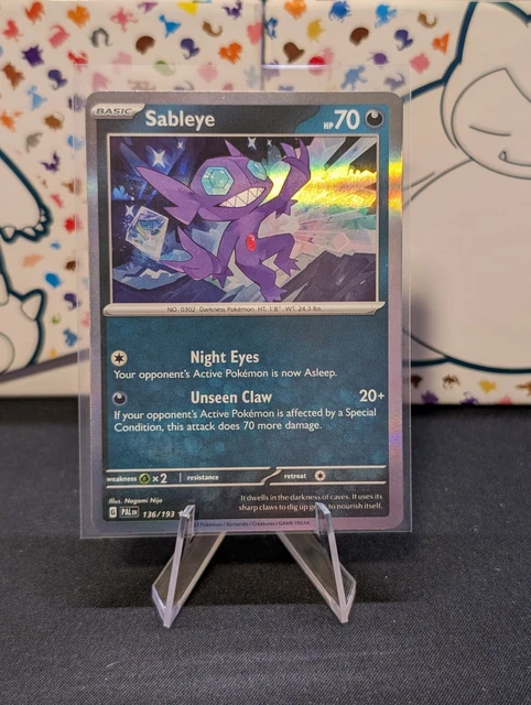POKÉMON TCG SABLEYE Paldea Evolved: 136/193 Holo - NM EUR 0,92 ...