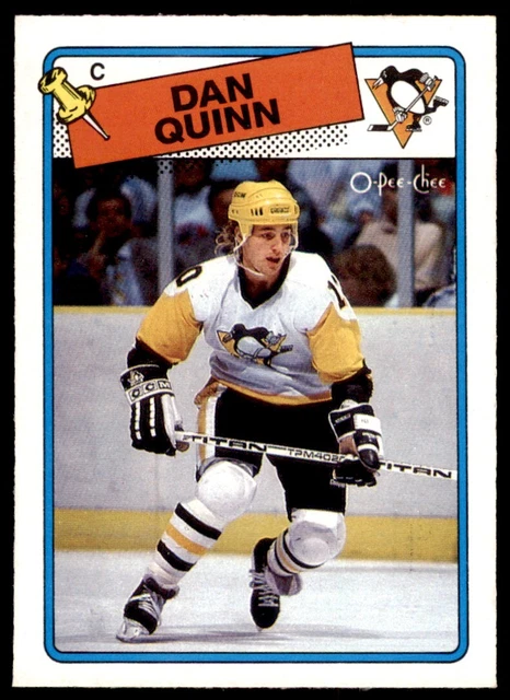 1988-89 O-PEE-CHEE DAN Quinn. Penguins de Pittsburgh #41 EUR 1,91 ...