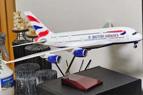AIRBUS A380 MODEL - British Airways A380 with lights 1:160 Scale 47 cm ...