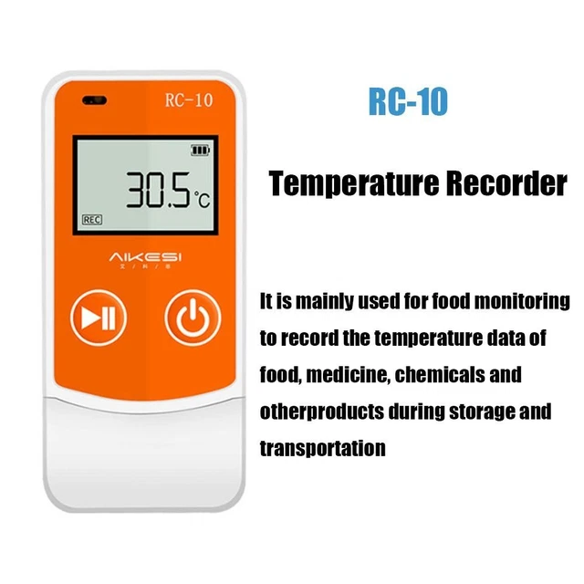 TRANSPORT TEMPERATURE RECORDER Temperature Data Logger Digital ...