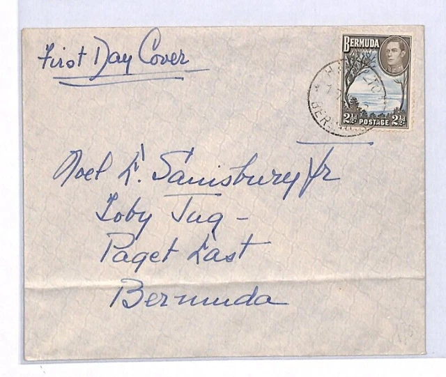 BERMUDA WW2 FDC 1941 2½d Hamilton Paget East {samwells-covers}YD325 £11 ...
