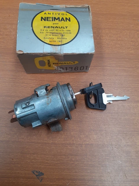 RENAULT R4 R8 / Gordini R16 Ignition Steering Lock Neiman 013601 £60.14 ...