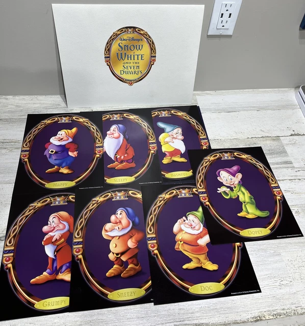 WALT DISNEY'S SNOW White and the Seven Dwarfs Exclusive Lithograph ...