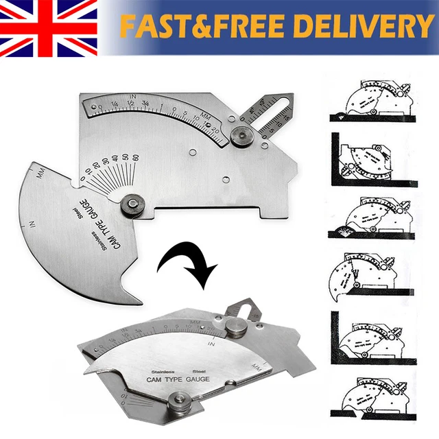 BRIDGE CAM GAUGE MG-8 Welding Gage Weld Seam Pit Test Ulnar Inspection ...