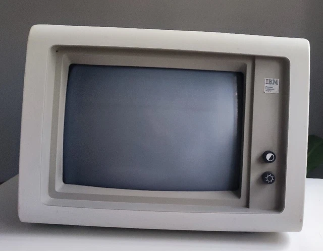 VINTAGE IBM COMPUTER Monitor Model 5151002 Vintage Computing Spares ...