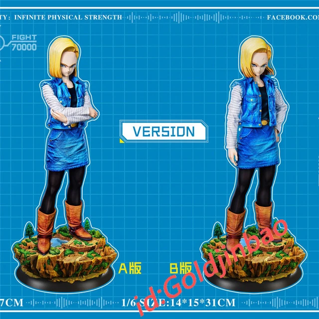 BP STUDIO DRAGON Ball Android 18 Resin Statue Pre-order 1/4 Scale A/B ...