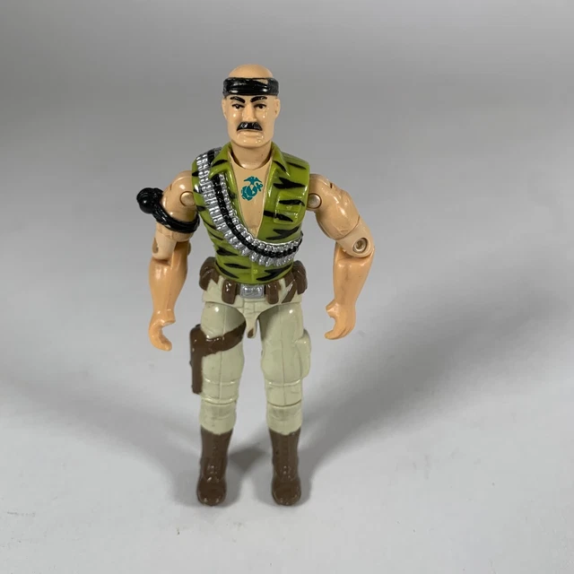 VINTAGE 1992 GI Joe Gung Ho v3 Action Figure Hasbro Tight Elastic ...
