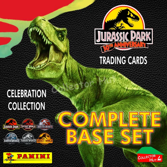 JURASSIC WORLD 30TH Anniversary Trading Card COMPLETE BASE SET EUR 93 ...