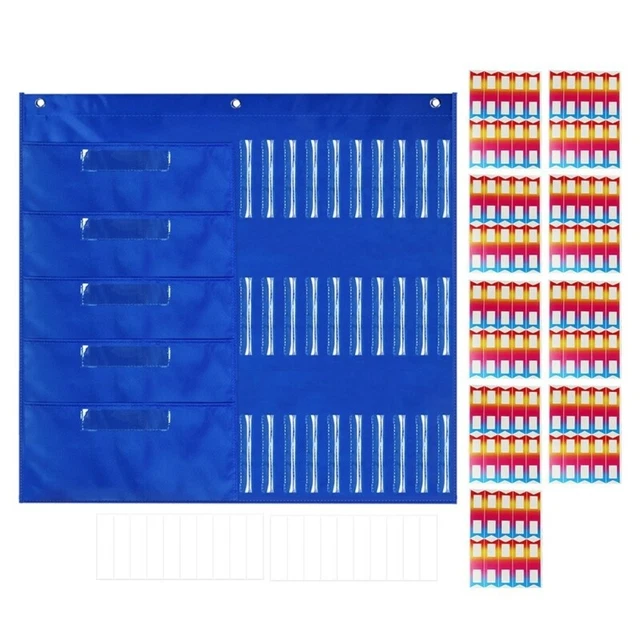 HOMEWORK POCKET CHART for Preschool Kindergarten School £18.17 ...