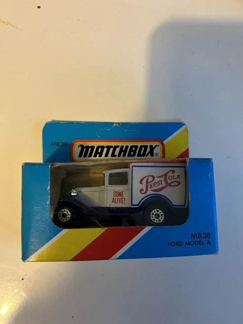 MATCHBOX MB38 MODEL a ford van Pepsi Cola Collectable Model Car Truck ...
