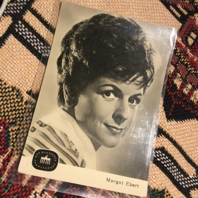 MARGOT EBERT POSTKARTE, 1963, Deutscher Fernsehfunk, VEB Bild und ...