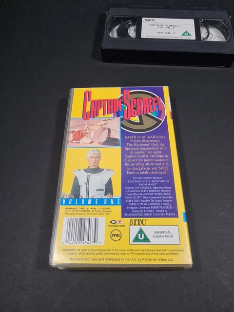 CAPTAIN SCARLET & The Mysterons Volume 1 2001 VHS Video £5.00 - PicClick UK