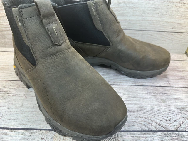 MERRELL MOAB ADVENTURE Chelsea Polar Waterproof Men's Leather Boots ...