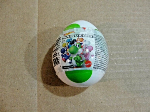 WHITE-YOSHI HOT WHEELS Mario Kart Surprise Yoshi Egg New Sealed 1/64 ...