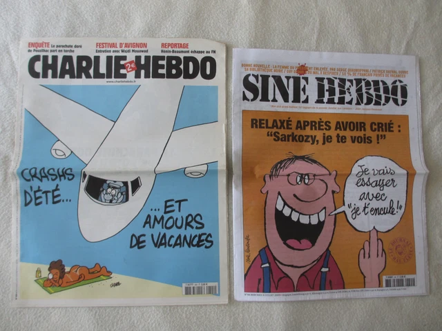 CHARLIE HEBDO N° 890 + Sine Hebo N° 44 - 08/07/2009 EUR 5,00 - PicClick FR