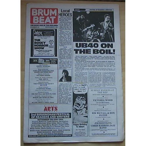 UB40 BRUM BEAT #53 Magazine Nov 1984 Ub40 Cover Story Uk £10.00 ...
