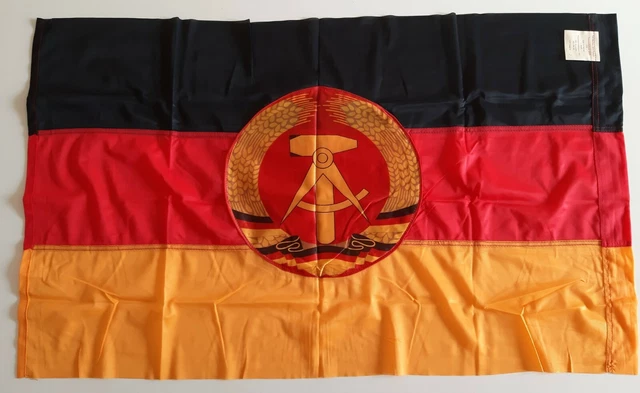 DRAPEAU RDA 1987 original communiste Allemagne de l'Est RDA drapeau ...