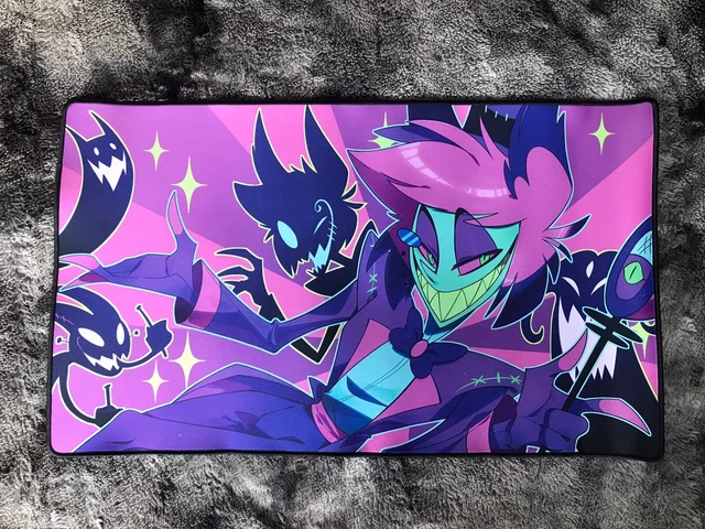HAZBIN HOTEL OFFICIAL Neon Alastor Playmat Limited Edition Vivziepop £ ...