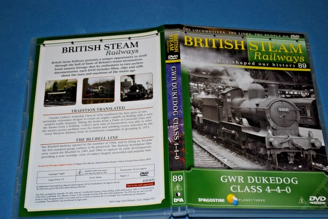 BRITISH STEAM RAILWAYS - GWR Dukedog Class 4-4-0 - DVD DeAgostini No 89 ...