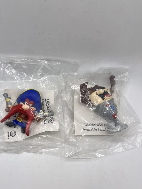 1991 SHELL OIL Warner Bros Yosemite Sam Tasmania Devil Looney Tunes ...