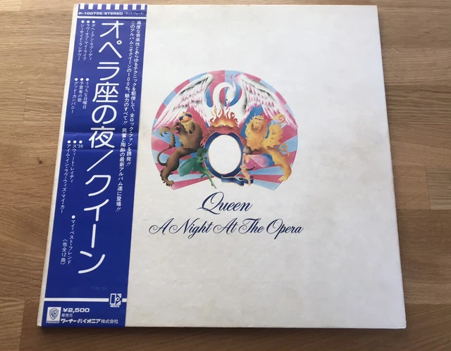 QUEEN A NIGHT At The Opera Japan Gatefold Vinyl LP 1st Issue Obi Strip ...