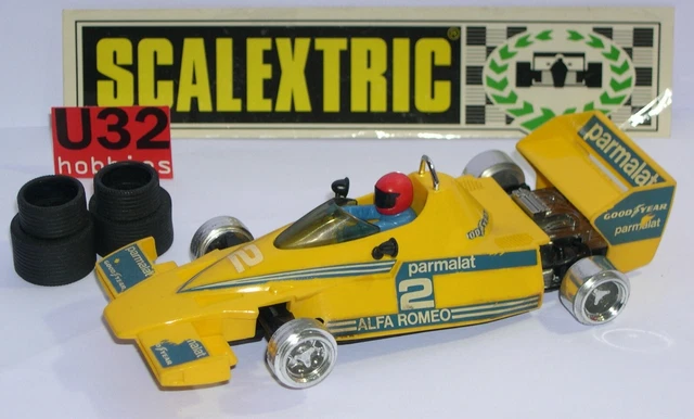 SLOT CAR SCALEXTRIC exin C-4056 Brabham BT46 F1 #2 Parmalat Yellow ...