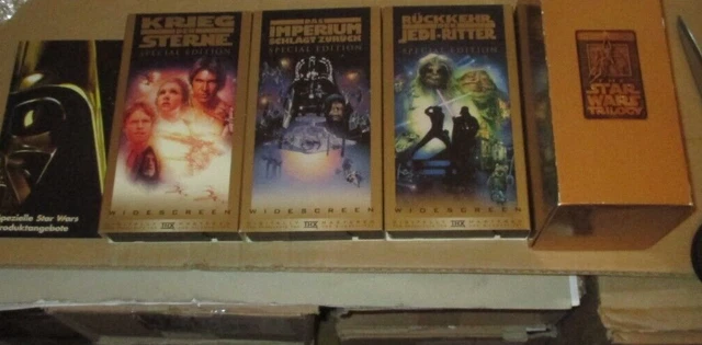 STAR WARS IV, V, VI - VHS/SciFi/Harrison Ford/Mark Hamill/Carrie Fisher ...