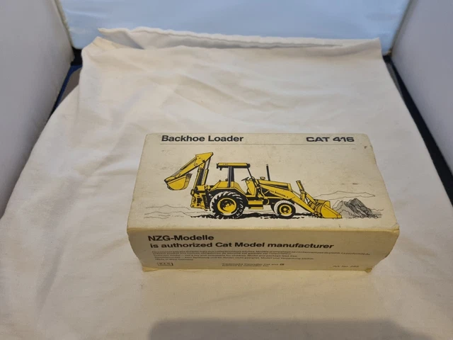 NZG CAT 416 Backhoe Loader 1:50 £60.00 - PicClick UK