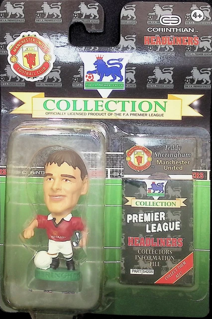 CORINTHIAN PROSTARS FOOTBALL Figure Manchester United Teddy Sheeringham ...
