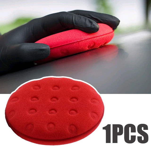 CAR ROUND WAXING Polish Sponges Foam Applicator Pads Detailing Tools ...