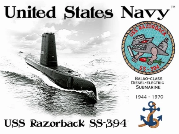 USS RAZORBACK SS-394 SUBMARINE - Postcard $5.00 - PicClick