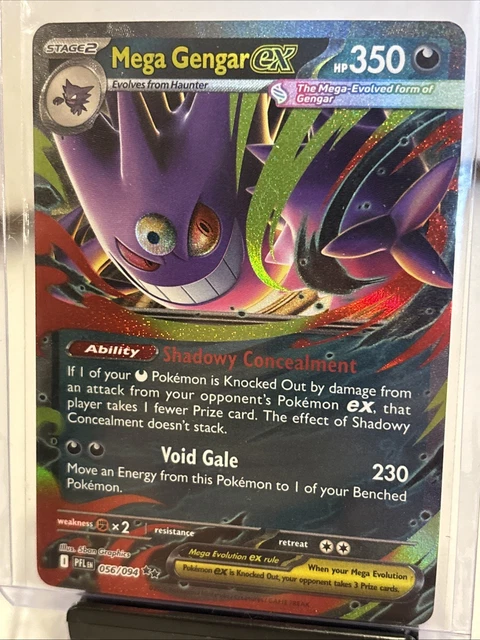 MEGA GENGAR EX 056/094 – Phantasmal Flames 2025 – Ultra Rare NM/Mint ...