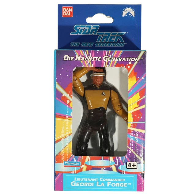LIEUTENANT COMMANDER Geordi La Forge - MISB German Box - Star Trek ...