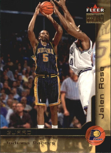 2000-01 FLEER PREMIUM Indiana Pacers Basketball Card #85 Jalen Rose EUR ...