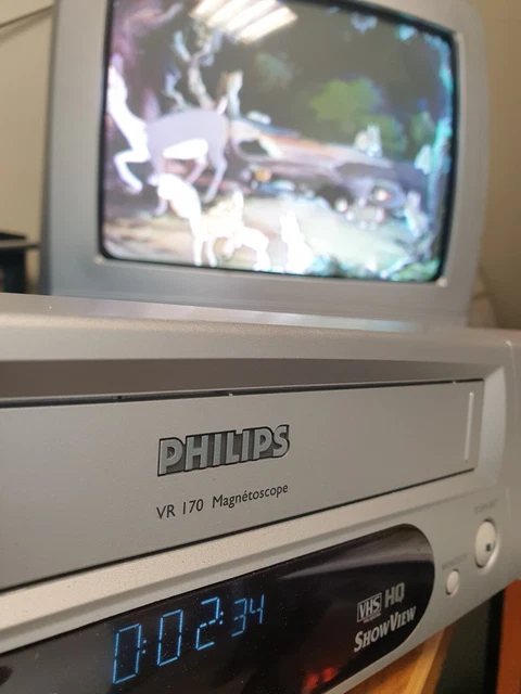PHILIPS VR170 Magnétoscope Lecteur Cassette VHS K7 ( Pas De Télécommande) EUR 59,00 - PicClick FR