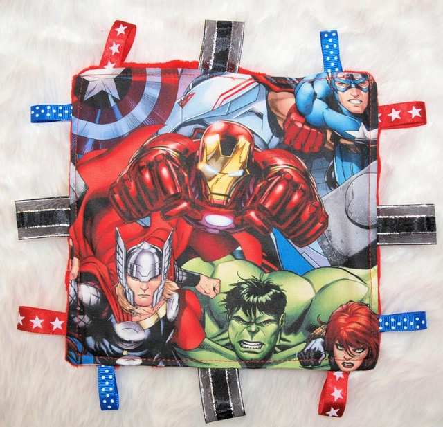 BABY TAGGIE | Taggy | Soft Toy | Sensory Blanket | Minky Gift | Avenger ...