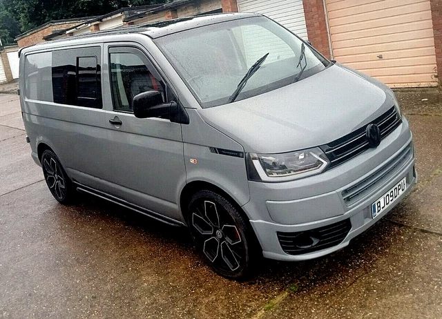 VW T5 CAMPER 1.9tdi Nardo Grey Black Roof £12,500.00 - PicClick UK