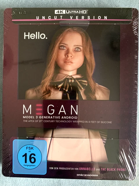 M3GAN 4K UHD Blu-ray Steelbook Ultra HD NEW Megan UNCUT version German import £30.95 - PicClick UK
