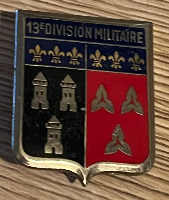 INSIGNE MILITAIRE PUCELLE 13 division militaire EUR 2,50 - PicClick FR