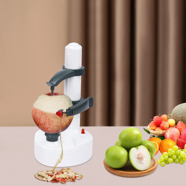 ELECTRIC VEGETABLE FRUIT Potato Peeler Automatic Rotate Skin Peeling ...