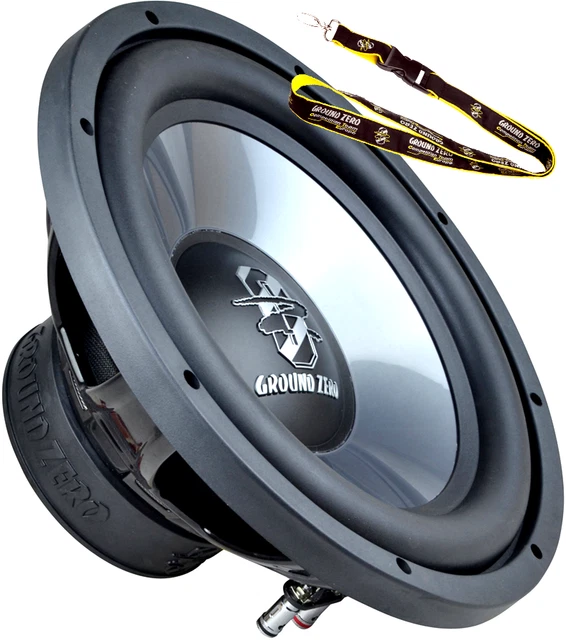 GROUND ZERO GZIW300 30cm Subwoofer 400 Watt RMS 12" Car Hi-Fi 4 Ohm NEW ...
