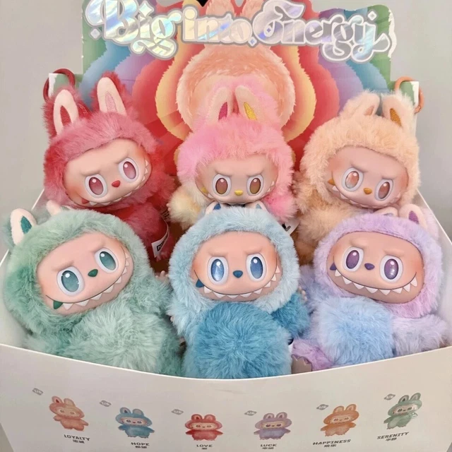 AUTHENTIC POPMART LABUBU The Monster Big Into Energy Plush blind random ...